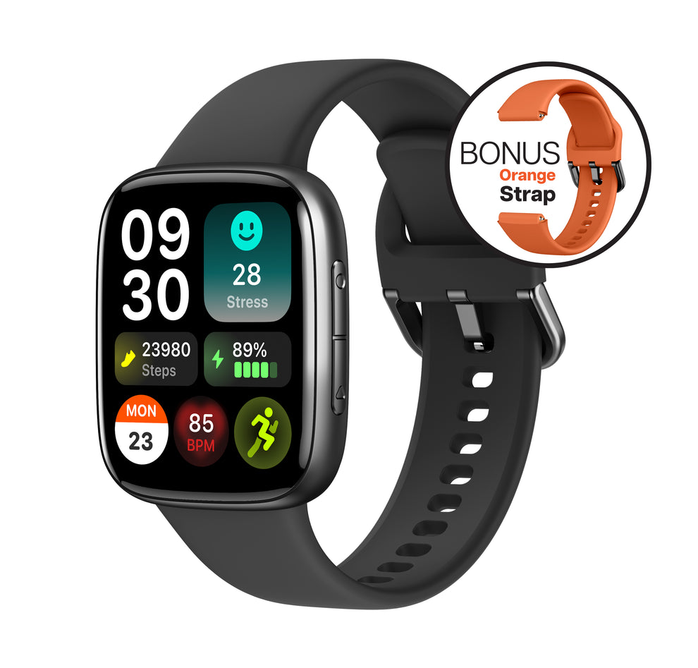 AMOLED Smart Watch with Bluetooth Calling and Workout Modes – Aiwa.com.au