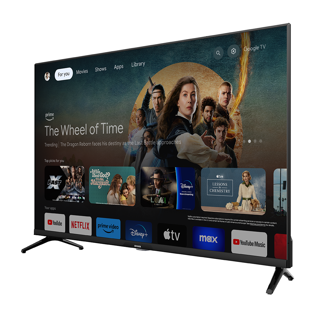 AIWA 40” Full HD Smart TV with Google TV & Edgeless Bezel (AWS400G ...
