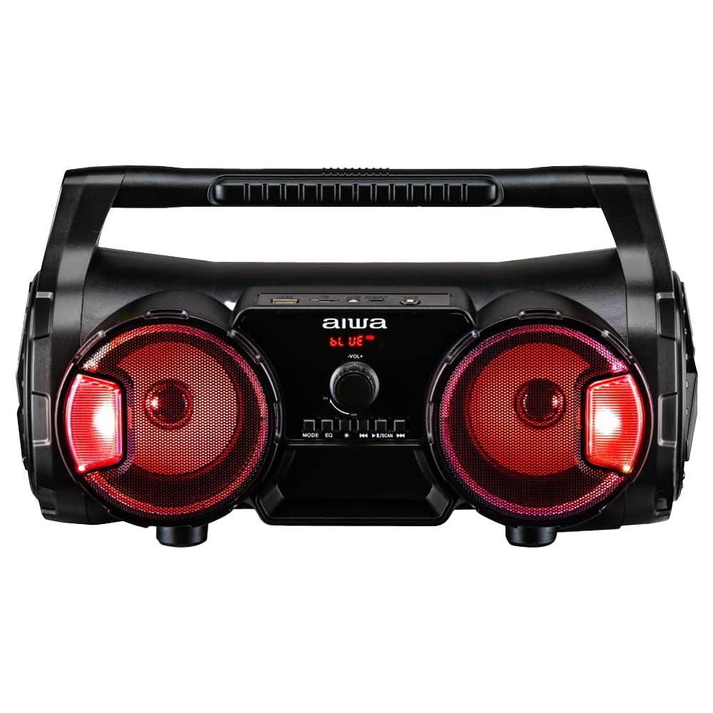 AIWA Portable Bluetooth Speaker with Music-Sensitive Lights, USB/micro ...